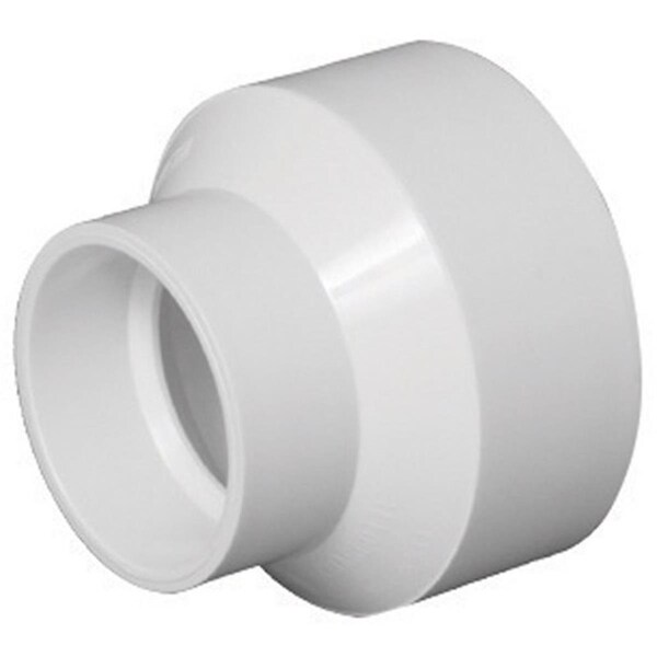 Charlotte Pipe And Foundry PVC-DWV Reducing Coupling 4 x 2 in. 4002630 ...