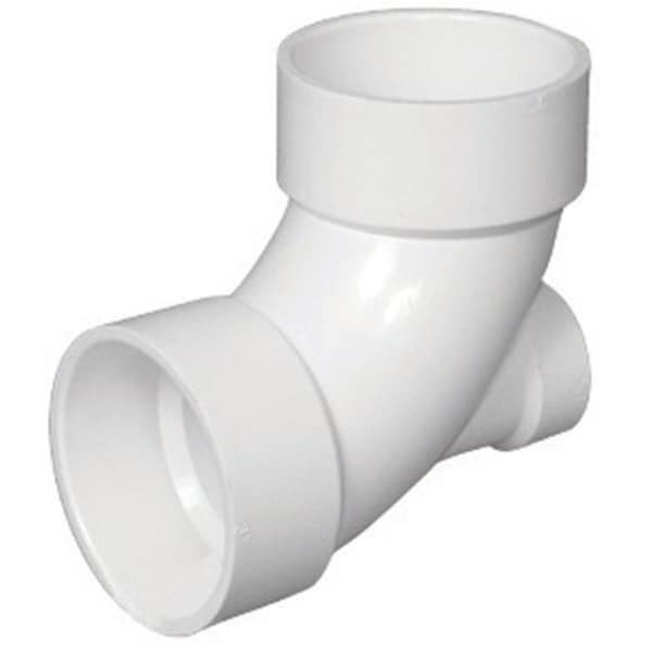 Charlotte Pipe And Foundry PVC Dwv 90 deg Low Heel Inlet Elbow 3 x 3 x ...