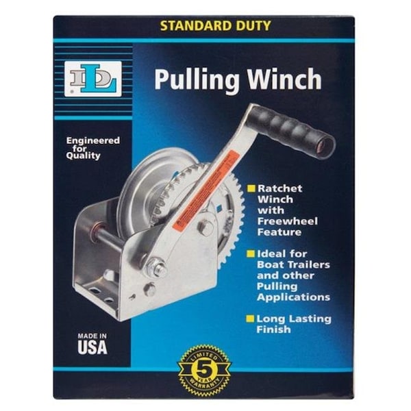 Dutton DL1100A Ratchet Pulling Winch 1100 lbs 75246 | Zoro