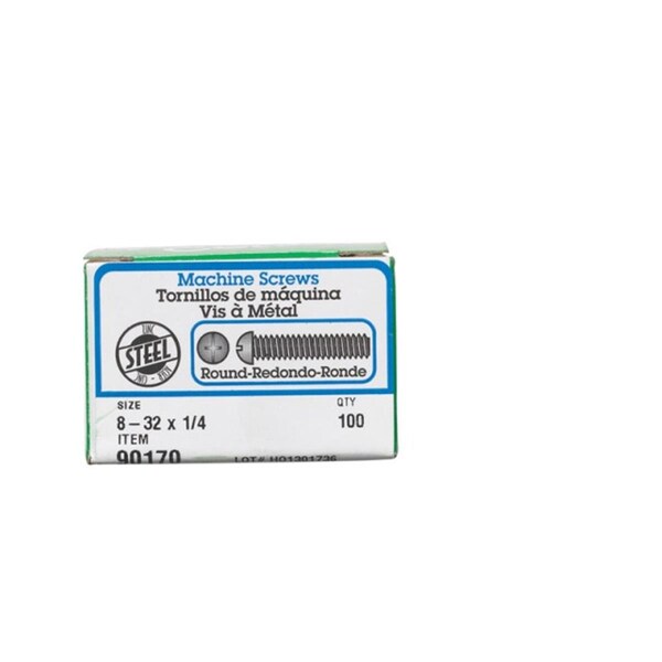 Hillman #8-32 x 1/4 inch Combination Phillips/Slotted Round Machine ...