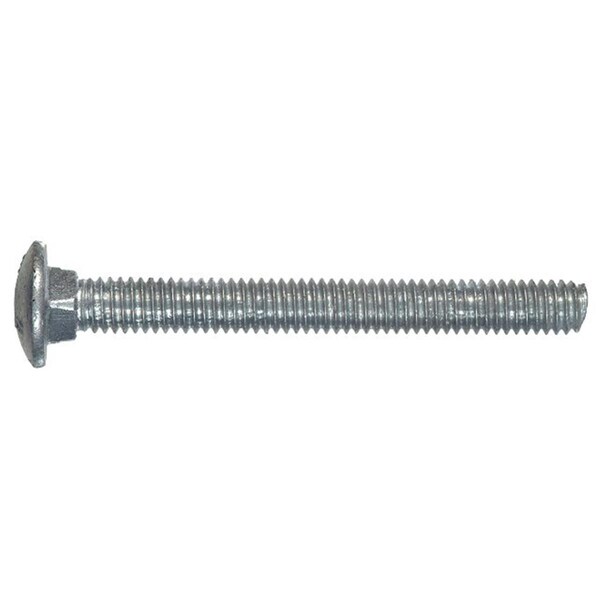 Hillman Carriage Bolt, 3 inch L, Steel, Hot Dipped Galvanized 55520 | Zoro