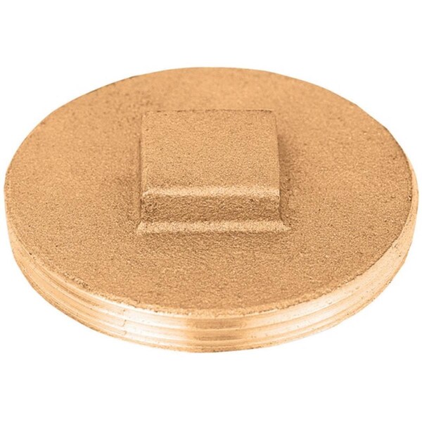 Sioux Chief Brass Clean Out Replacement Plug 4 in. 40385 | Zoro