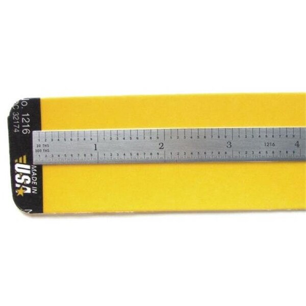 Alvin Alvin&Co 1537B 12" Steel Ruler 1537B | Zoro