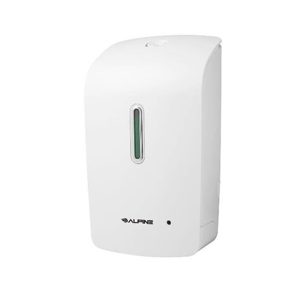 Alpine Corp Alpine 421-WHI Automatic Wall Mounted Liquid Soap Dispenser ...