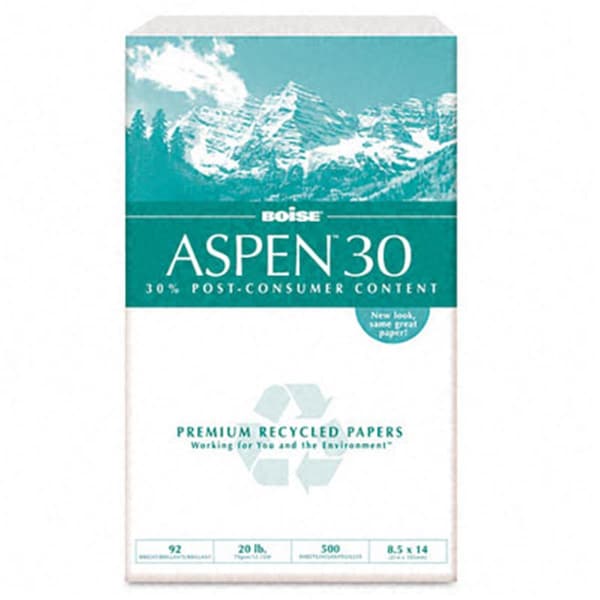 Boise Boise 054904 ASPEN 30 Office Paper- 92 Brightness- 20lb- 8-1/2 x ...