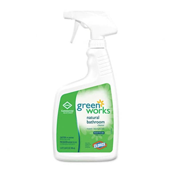 Clorox Clorox 00452 Green Works Bathroom Cleaner- 24 oz. Spray Bottle ...