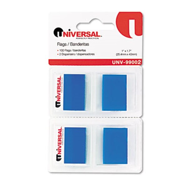 Universal Page Flags- Blue, 100PK 99002 | Zoro