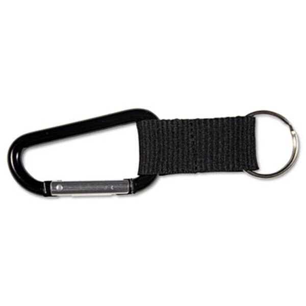 Gb Gifts Carabiner Key Chains Split Key Rings Aluminum Black, 10PK ...