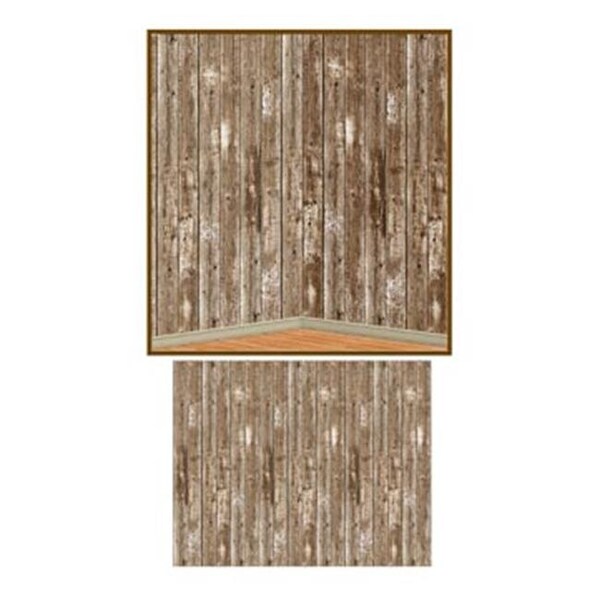Beistle Co Beistle - 52041 - Barn Siding Backdrop - Pack of 6 52041 | Zoro