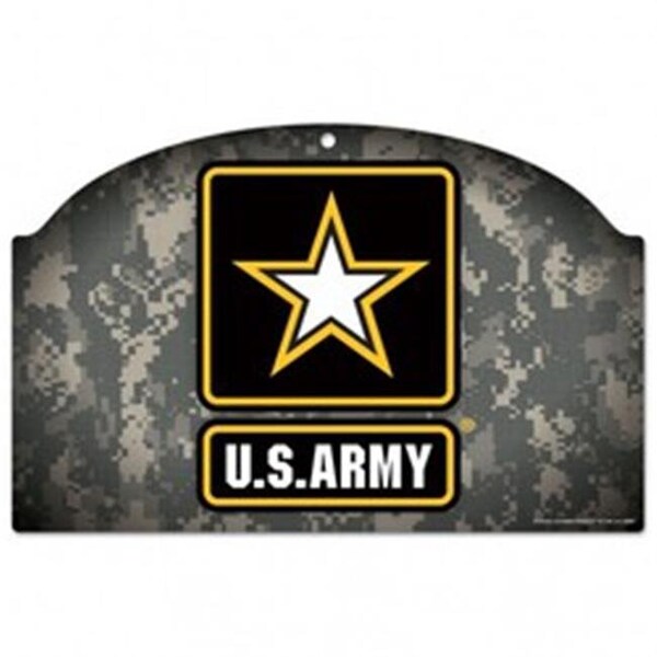 Wincraft US Army Camo Sign 11x17 Wood, 3208595075 3208595075 | Zoro