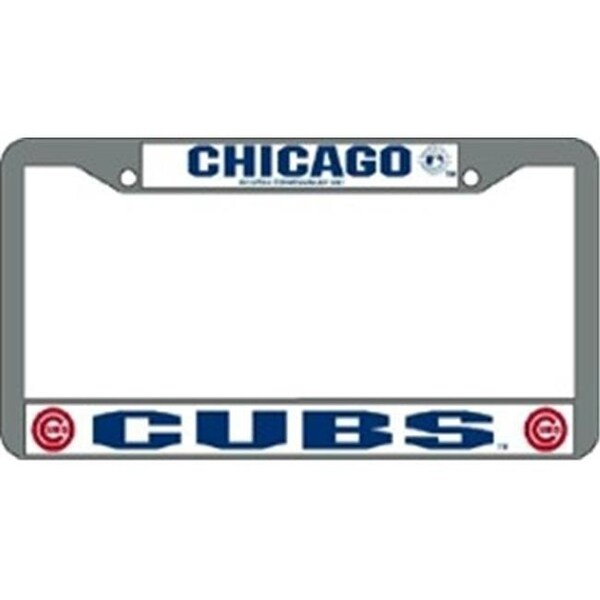 Cisco Independent Chicago Cubs License Plate Frame Chrome 9474610736 | Zoro