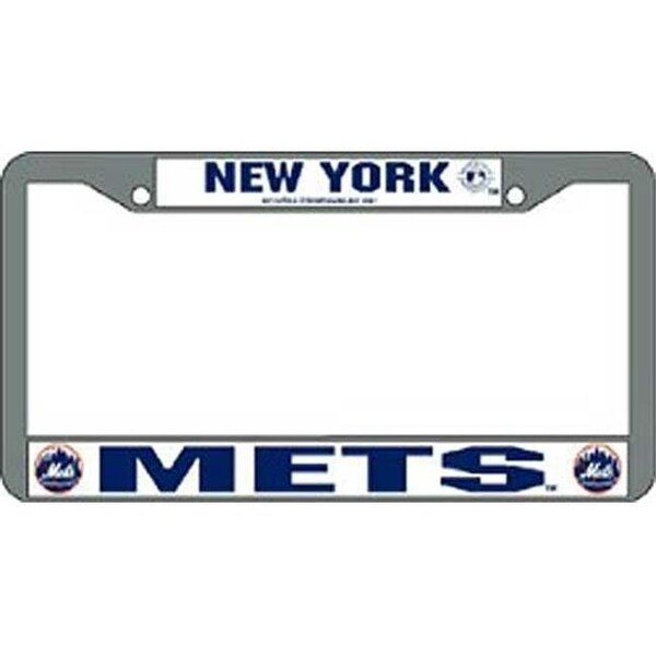 Cisco Independent New York Mets License Plate Frame Chrome 9474610741 ...