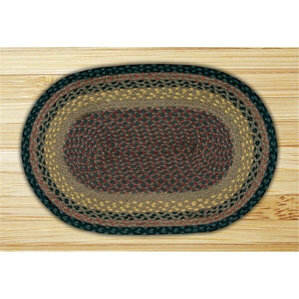 Capitol Earth Rugs Brown-Black-Charcoal Jute Braided Rug 13-099 | Zoro