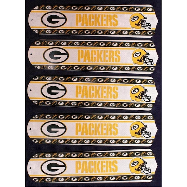 Ceiling Fan Designers NFL Green Bay Packers Football 52 In. Ceiling Fan ...