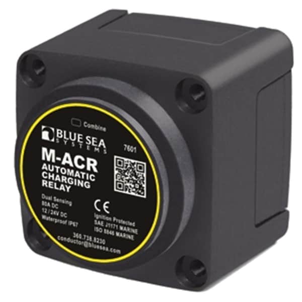 Blue Sea Systems Blue Sea 7 DC Mini ACR Automatic Charging Relay - 65 ...