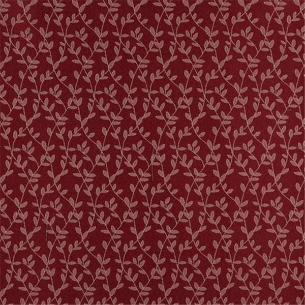 Designer Fabrics D325 54 in. Wide ; Burgundy And Beige Vine Leaves ...