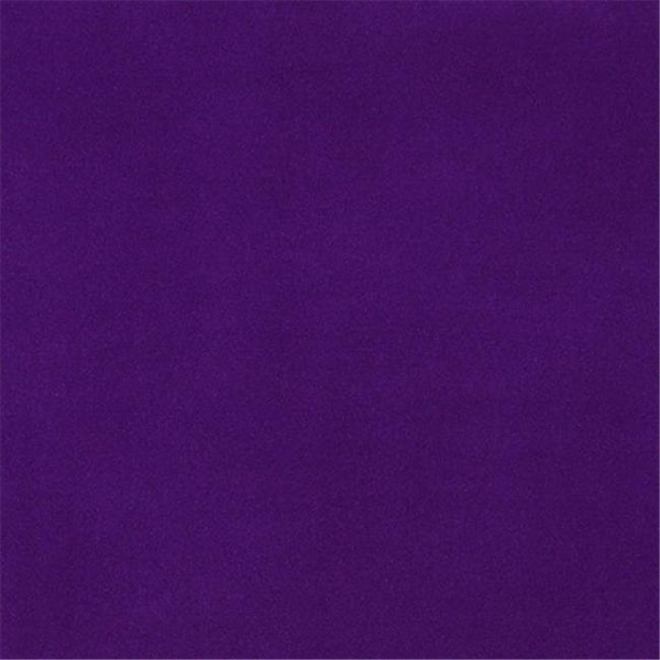 Designer Fabrics C852 54 in. Wide Purple; Solid Plain Velvet Automotive ...