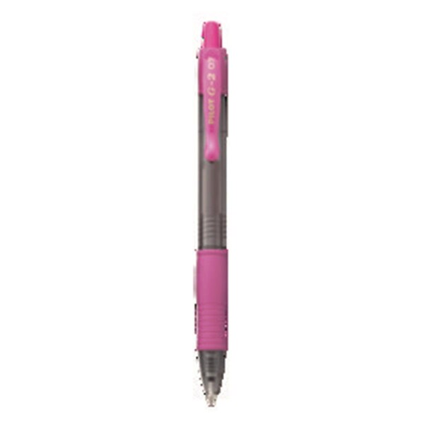 Pilot UPC G2 Retractable Gel Ink Rolling Ball Pen .5mm Pink 31174 | Zoro