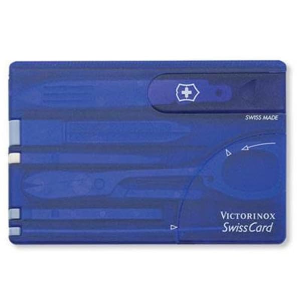 Victorinox SwissCard Translucent Sapphire 53928 | Zoro