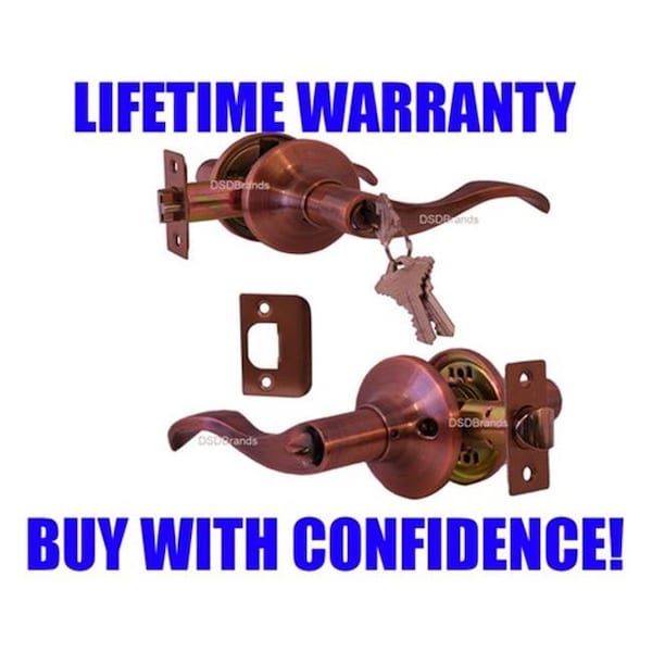 Constructor Prelude Entry Lever Door Lock with Knob Handle Lockset ...