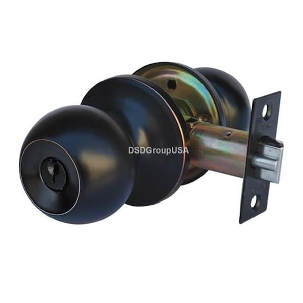 Constructor Chronos Entry Door Lever Lock Set Knob Handle Set; Oil ...