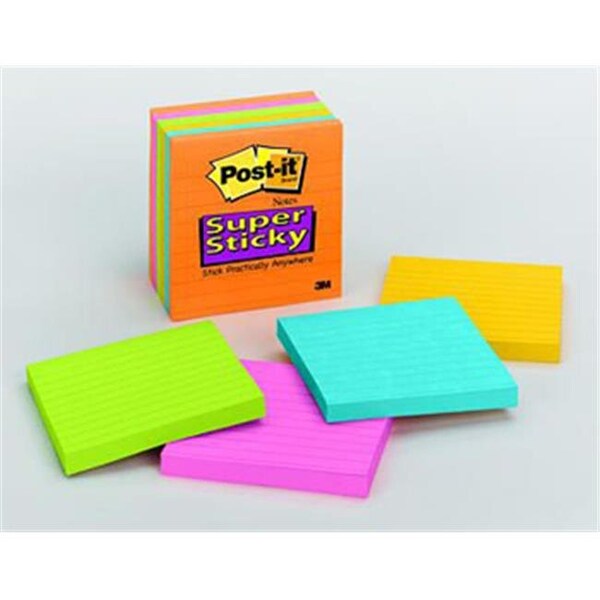 3M 3M Company MMM6756SSAN Sticky note Notes Super Sticky Neon Fusion ...
