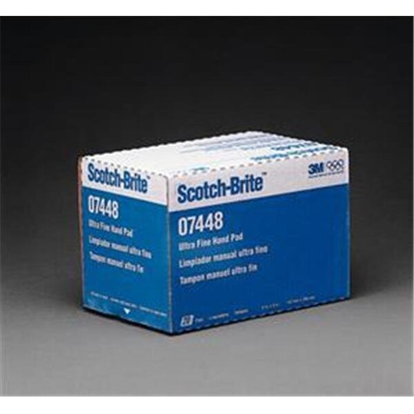 3M 3-M Company 07448 Ultra Fine Scotch-Brite Fine Pad Gray MM07448 | Zoro