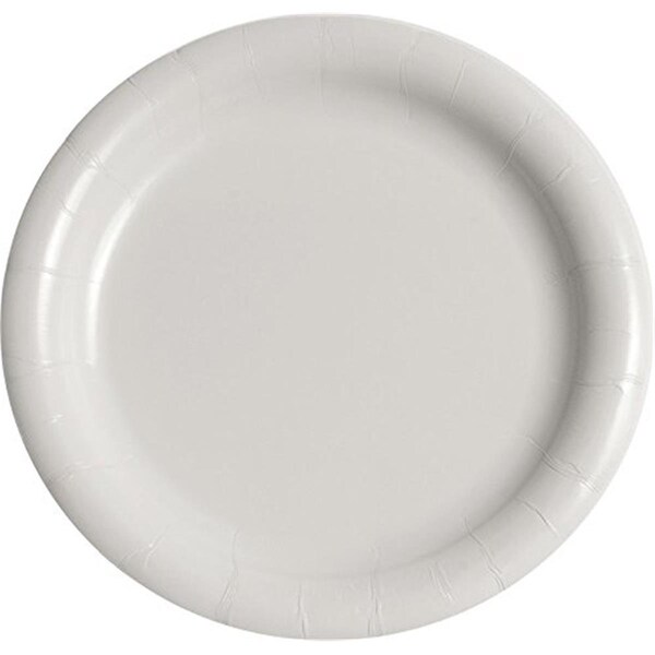 Solo Solo Cups SCCMWP9B Clay-Coated Round Paper Plate; White MWP9B | Zoro