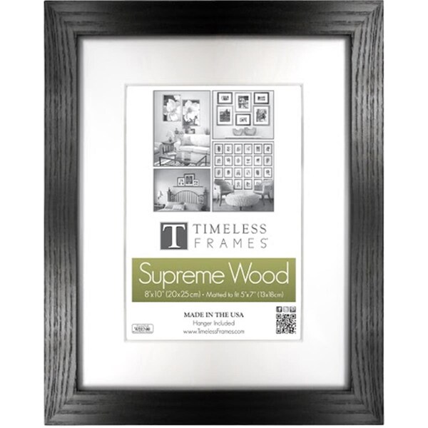 Timeless Frames Regal Portrait Black Wall Frame, 8 x 10 in. 73224 | Zoro
