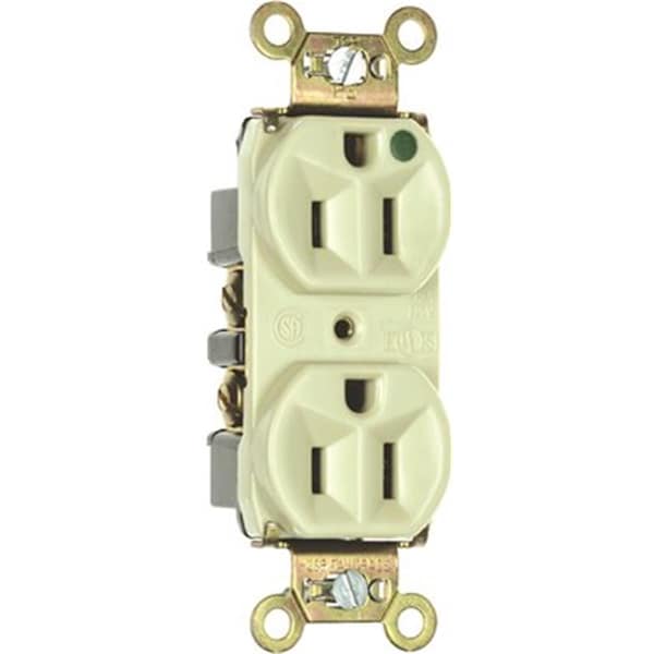 Hardware Express Outlet Strip, Hospital Grade, Ivory 601021 | Zoro