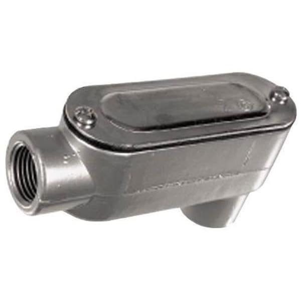 Topaz Electric Conduit Fitting 1", Threaded, Aluminum 625031 | Zoro