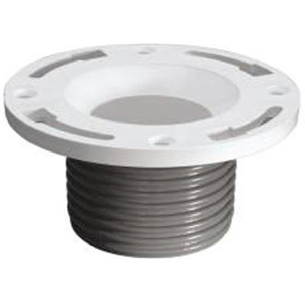 Ips Ips Corporation 173239 Dwv Pvc Closet Flange 4 In. 86193 173239 | Zoro
