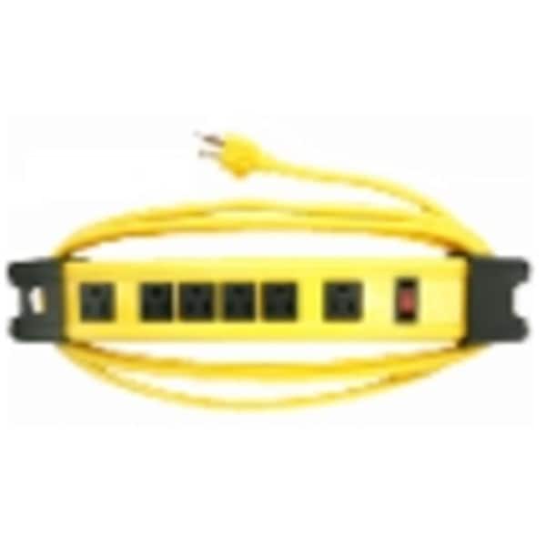 Inland Proht Inland ProHT 03208 6 Outlet Metal Power Strip 3208 | Zoro