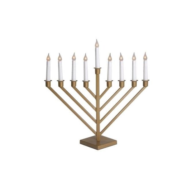 Giftmark EM-660-G Gold Color Electric Menorah EM-660/G | Zoro