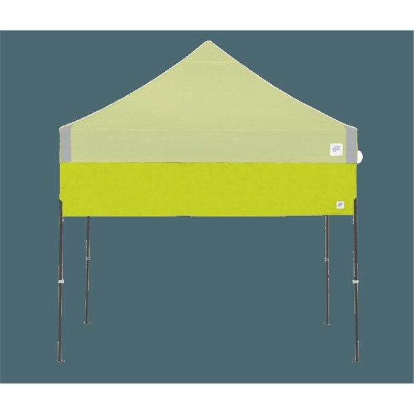 E-Z Up 10 Ft. Recreational Half Wall, Straight Leg - Punch With Grey ...