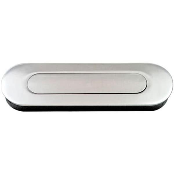 Pipers Pit 155 mm Oval Flush Pull with Spring Loaded Cover; Satin US32D ...