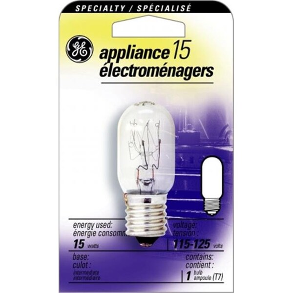 Current Ge Lighting T7 Appliance Light Bulb 35153 35153 | Zoro