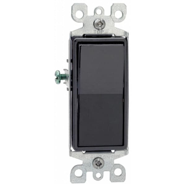 Gorgeousglow Black 15 Amp Decora Rocker Switch GO84747 | Zoro