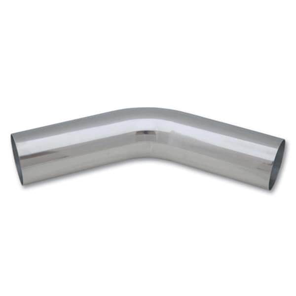 Vibrant 2175 45 Degree Bend Air Intake Tube; 3 In. - Silver V32-2175 | Zoro