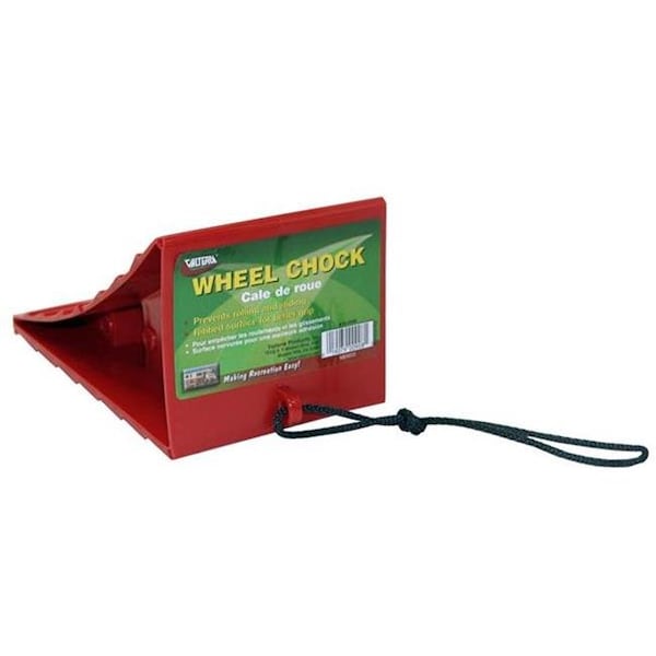 Valterra LLC A100908 Plastic Wheel Chock; Red V46-A100908 | Zoro