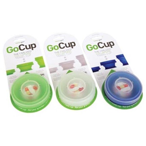 Humangear Gocup Collapsing Travel Cup; 8 Oz. - Clear; Large 340463 | Zoro