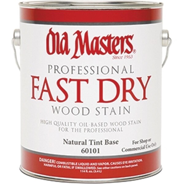Old Masters Natural Tint Base Fast Dry Wood Stain - 1 Gallon 161650 | Zoro