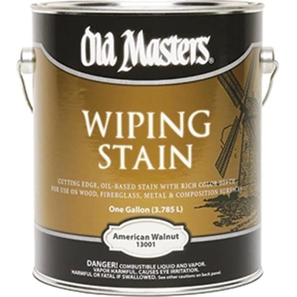 Old Masters 13001 American Walnut Wiping 240 Voc Stain - 1 Gallon ...