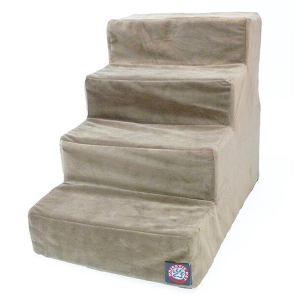 Majestic Pet 4 Step Stone Suede Pet Stairs 788995675112 | Zoro