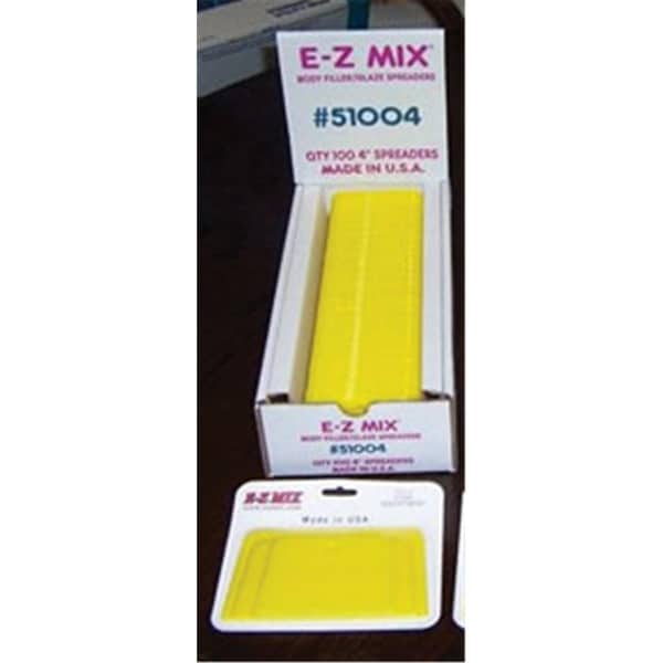 E-Z Mix Plastic Filler, Glaze Spreaders, 4 In. Bodyfiller, Glaze ...