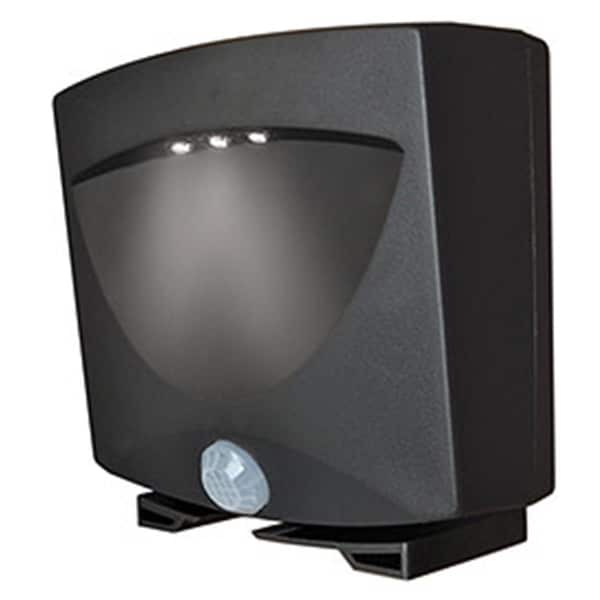 House Battery-Powered Motion-Activated Outdoor Night-Light in Bronze ...