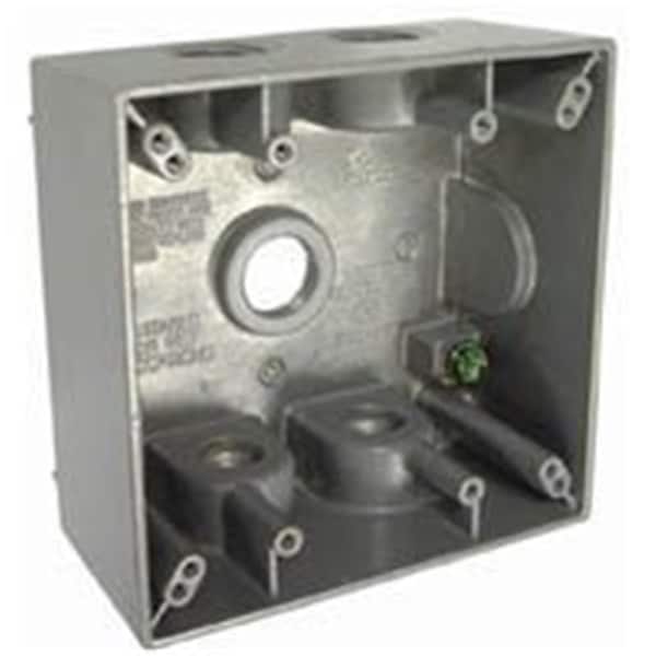 Bell Electrical Box, Outlet Box Type, 2 Gangs, Aluminum 1895945 | Zoro