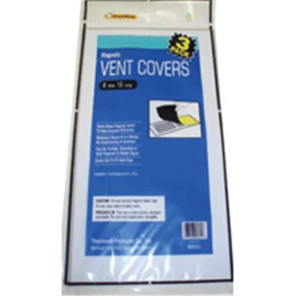 Thermwell Products MC815-3 3 Pack Magnetic Vent Cover 3995842 | Zoro