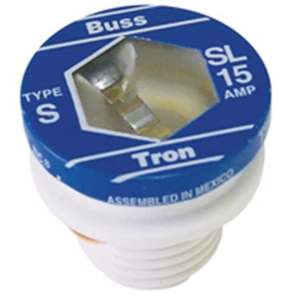Eaton Bussmann Bussmann Fuses SL-15 15A Time Delay Sl Plug Fuse 4182168 ...