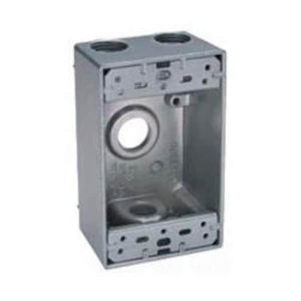 Teddico/Bwf Electrical Box, 18.3 cu in, Outlet Box Type, 1 Gang, Die ...